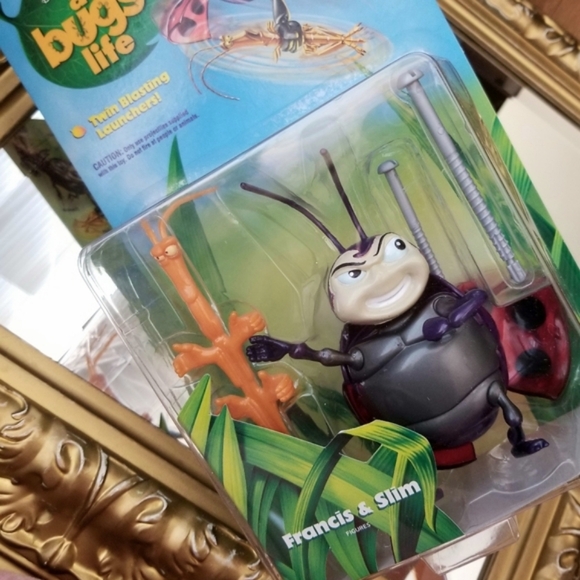 Disney | Other | Disney Pixar A Bugs Life Francis Slim Action Figure ...